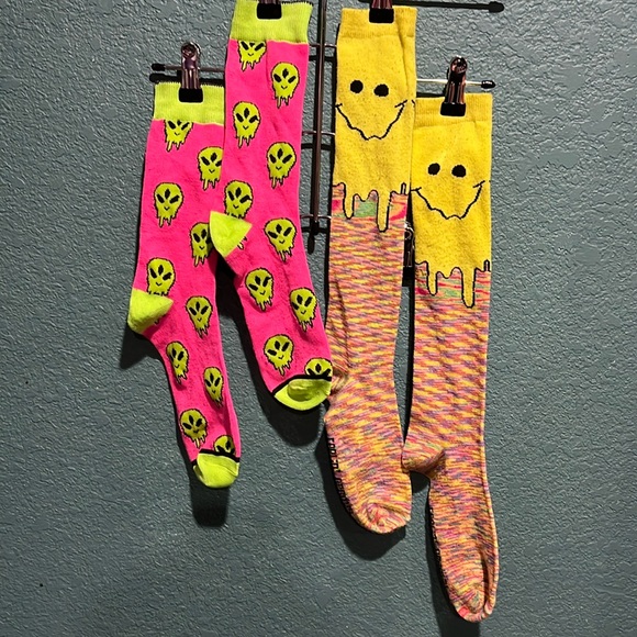Accessories | Trippy Neon Alien Funky Smiley Drip Hippie Groovy Silly ...